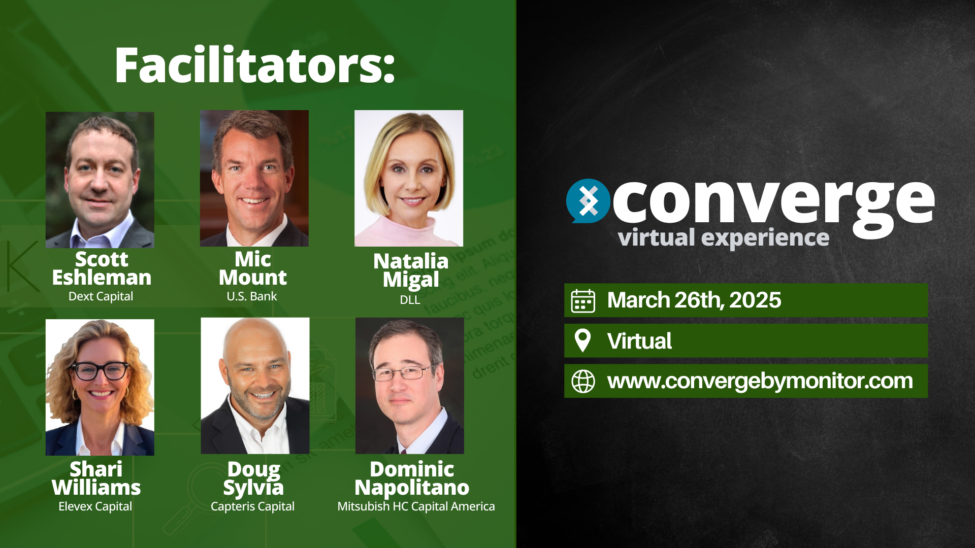 Meet the Credit & Risk Leaders Guiding the Conversation at Monitor’s ...